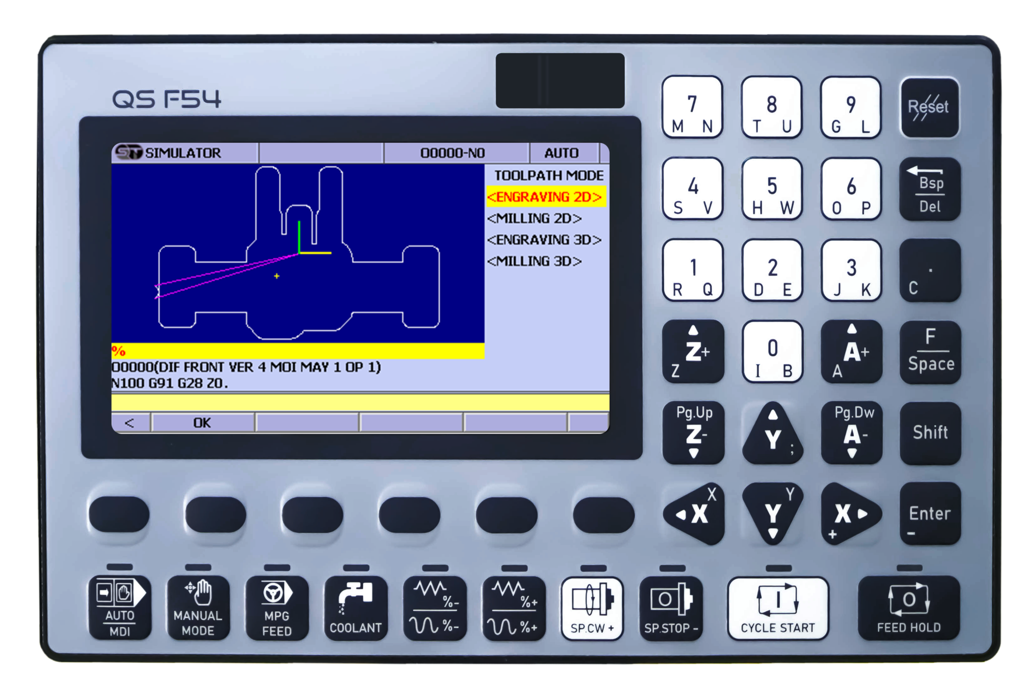 QS Technology launches a 4-axis CNC controller called F54, proudly ...